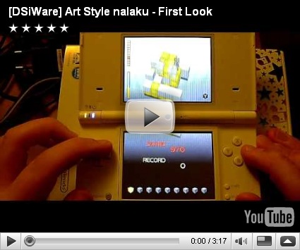 Novo vídeo de Art Style: Nalaku (DsiWare) - Nintendo Blast